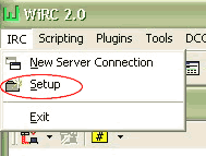 Setup WiRC for DALnet Chat